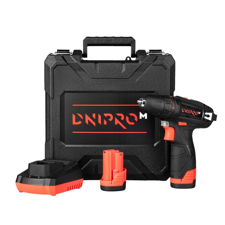 Wiertarko-wkrętarka akumulatorowa Dnipro-M CD-12CX Compact • Kupuj \ Ceny \ Opinie