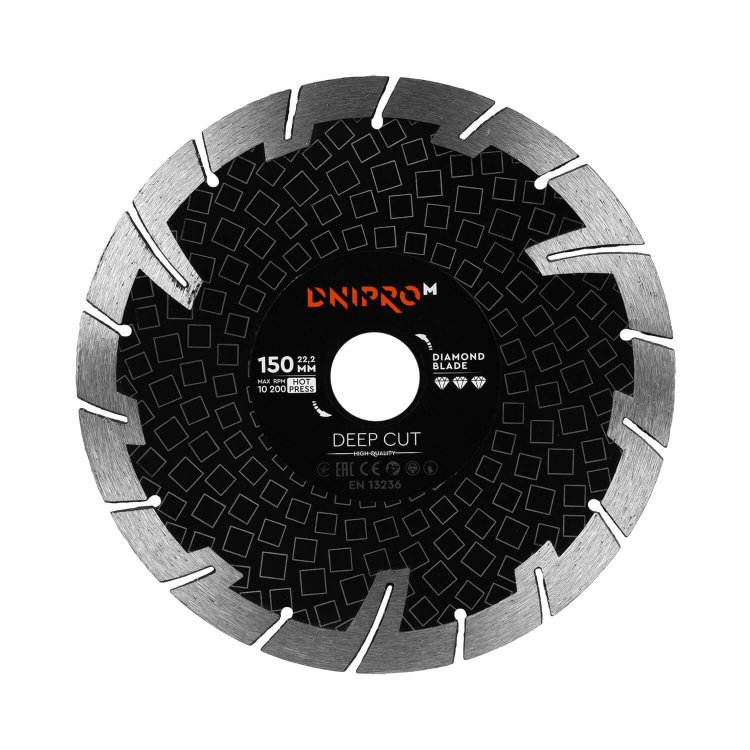 Tarcza diamentowa Dnipro-M 150 22,2 mm Deep Cut – kup w Polsce • Cena ...